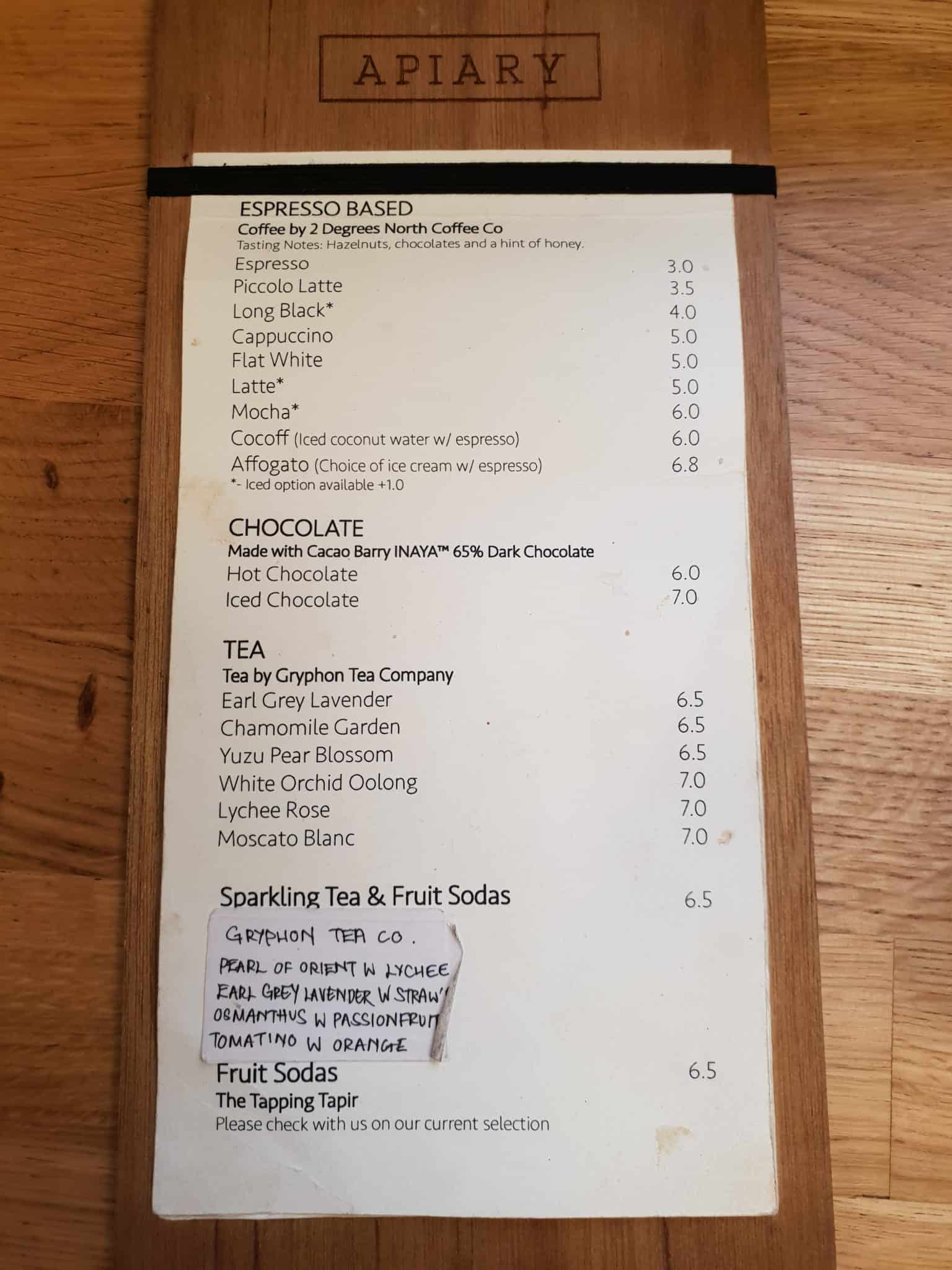 Revisit to The Apiary! – SG Food Lover